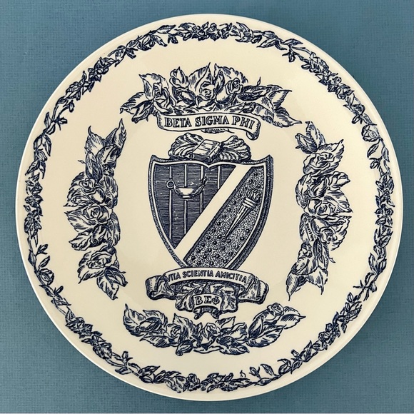 Vintage | Dining | Vernon Kilns Beta Sigma Phi Vintage Mcm Collectors ...